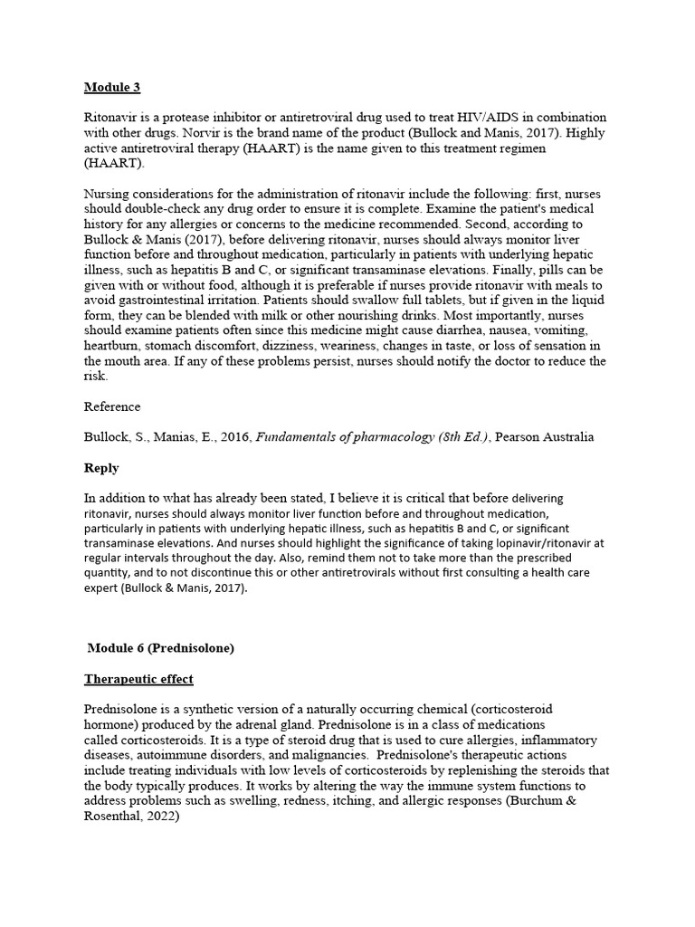Rough Document For Pharmacology Assignment | Download Free PDF | Glucocorticoid | Inflammation