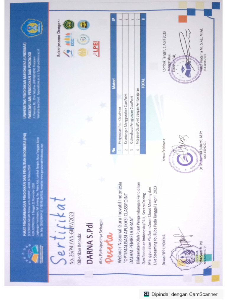 Sertifikat 26-P41 | PDF