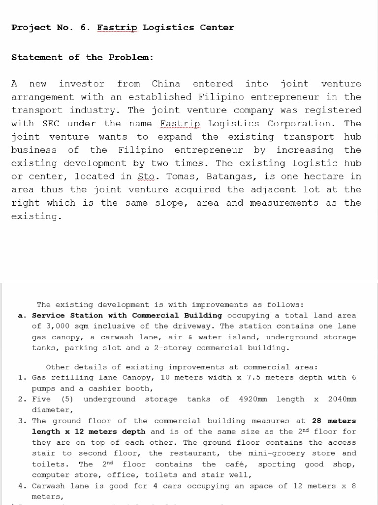 Project 6 Fastrip Logistics Center | PDF