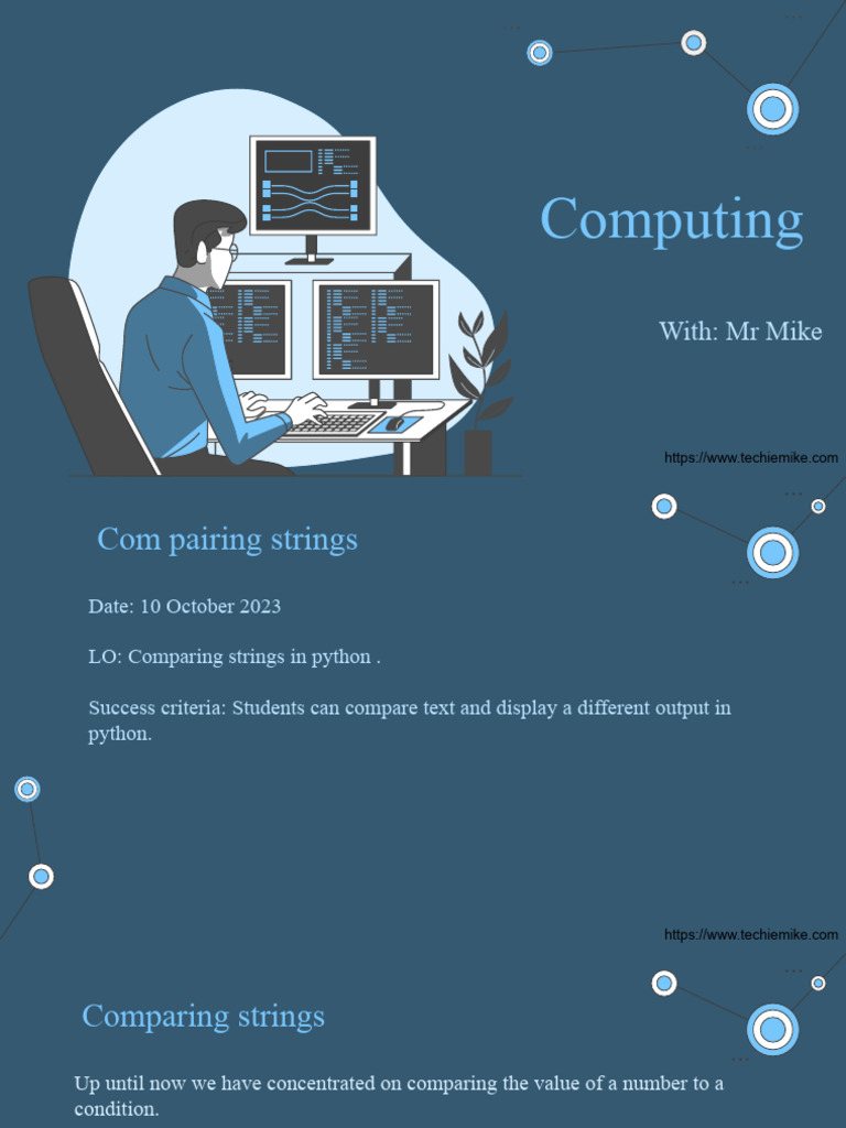Comparing Strings and Numbers | PDF