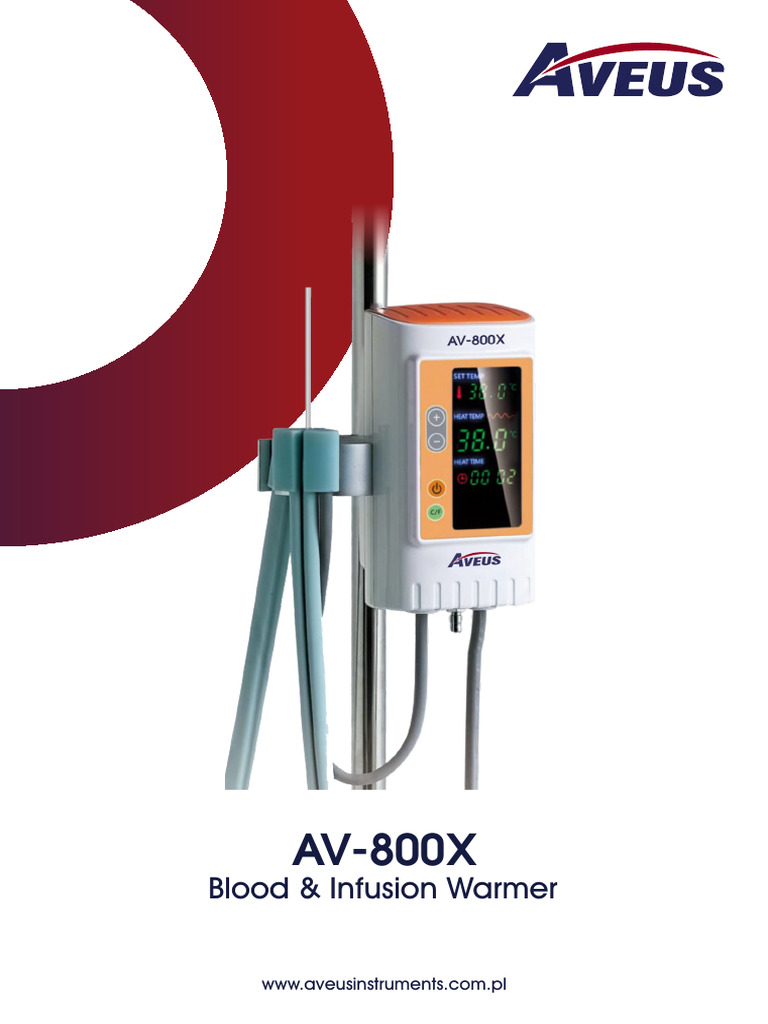 Blood & Infusion Warmer AV-800X | PDF | Intravenous Therapy | Medical Specialties