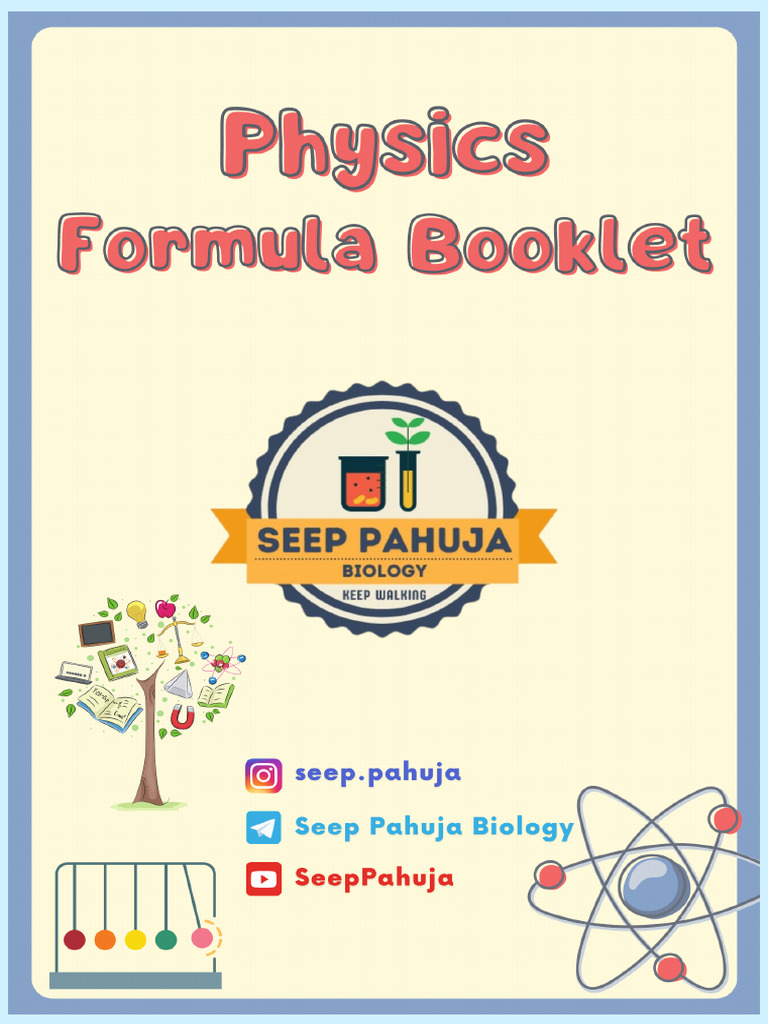 Essential Physics Formulas and Concepts | PDF | Harmonic | Collision
