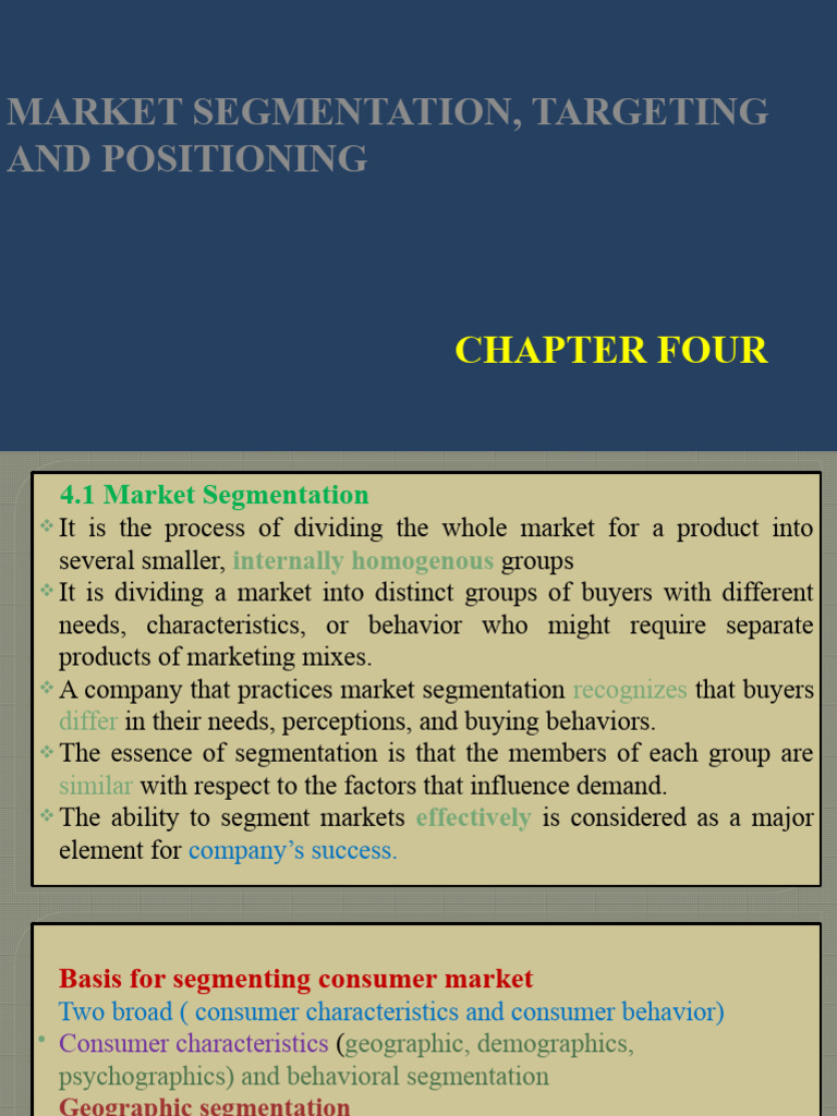 Principle of marketing ppt | PDF | Market Segmentation | Marketing