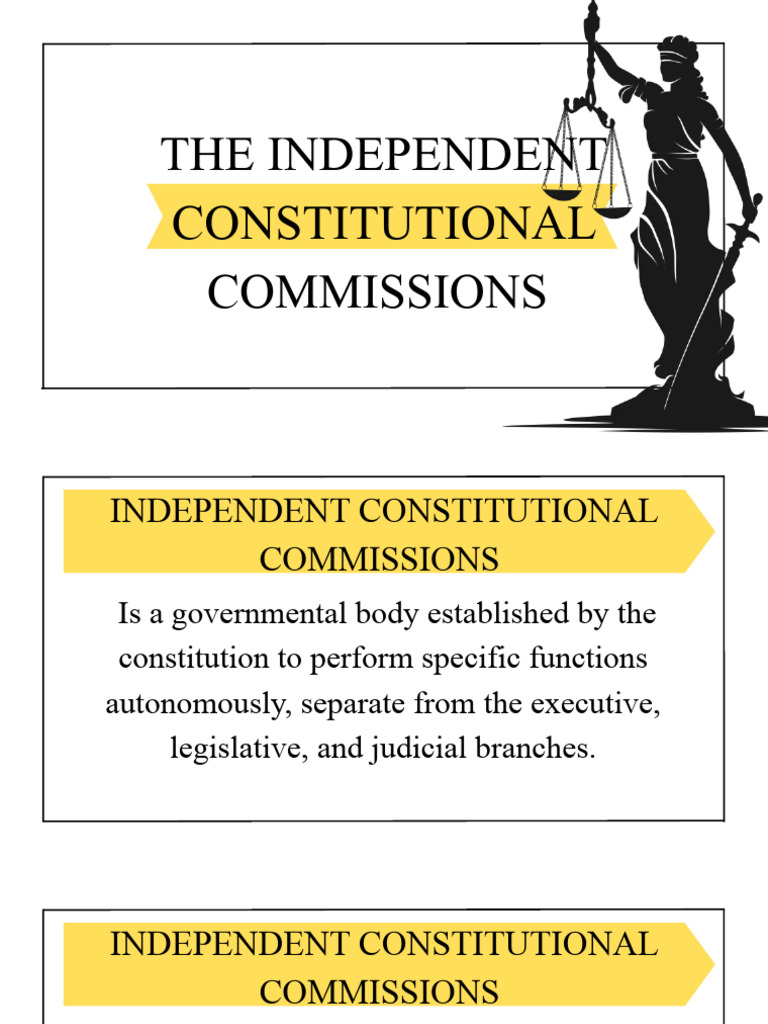 Overview of Philippine Constitutional Commissions | PDF | Commission On ...