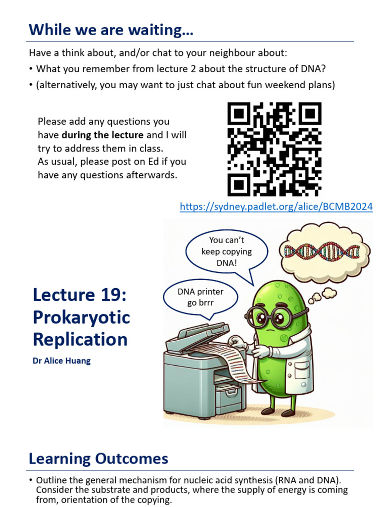 Prokaryotic DNA Replication Overview | PDF | Dna Replication | Dna