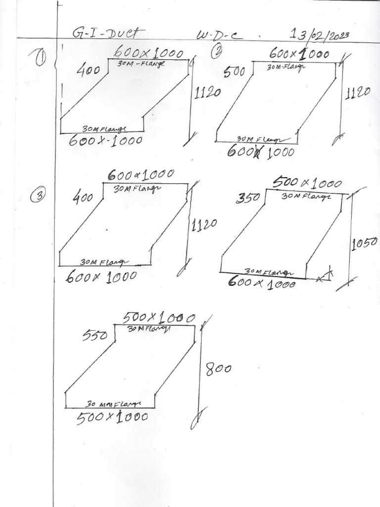 DSP Gi Duct Tag List 13-02-23 | PDF