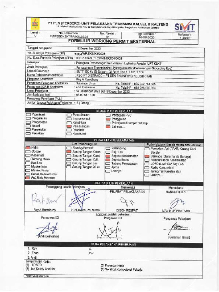 Working Permit | PDF