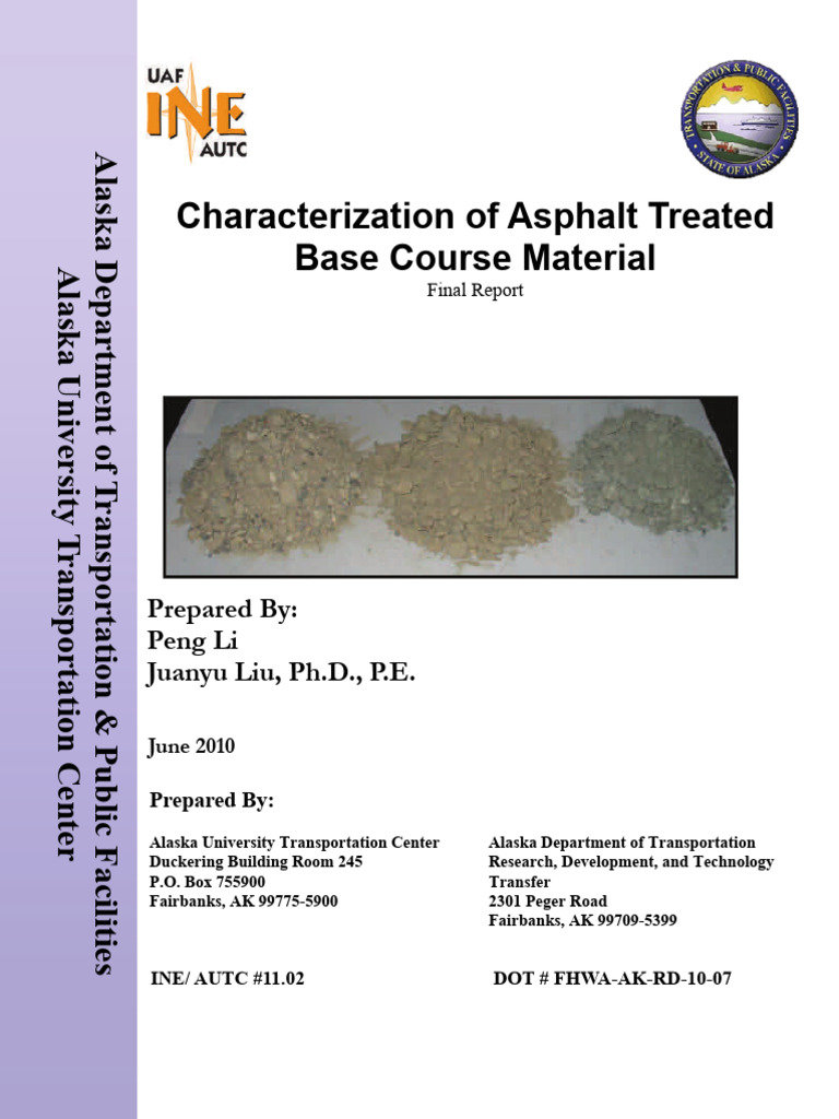 Li Asphalt Treated Base Course Material Final11.02 | Download Free PDF | Deformation ...