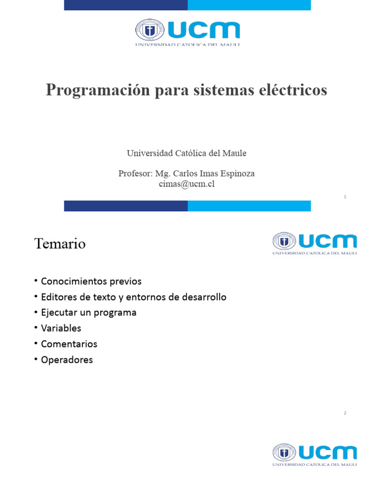 Clase 2-Introducción Al Lenguaje | PDF | Lenguaje de programación ...