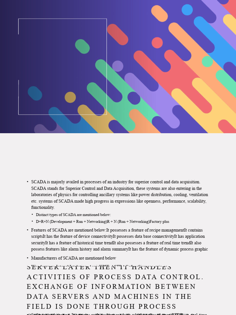 Presentation | PDF | Scada | Real Time Computing