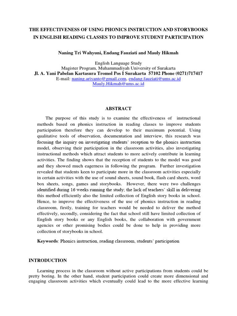 Teaching Phonics Pdf Phonics Human Communication