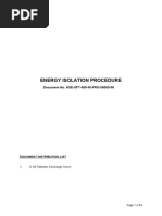Alignment Checklist - SPS 101 Energy Isolation | PDF | Safety ...