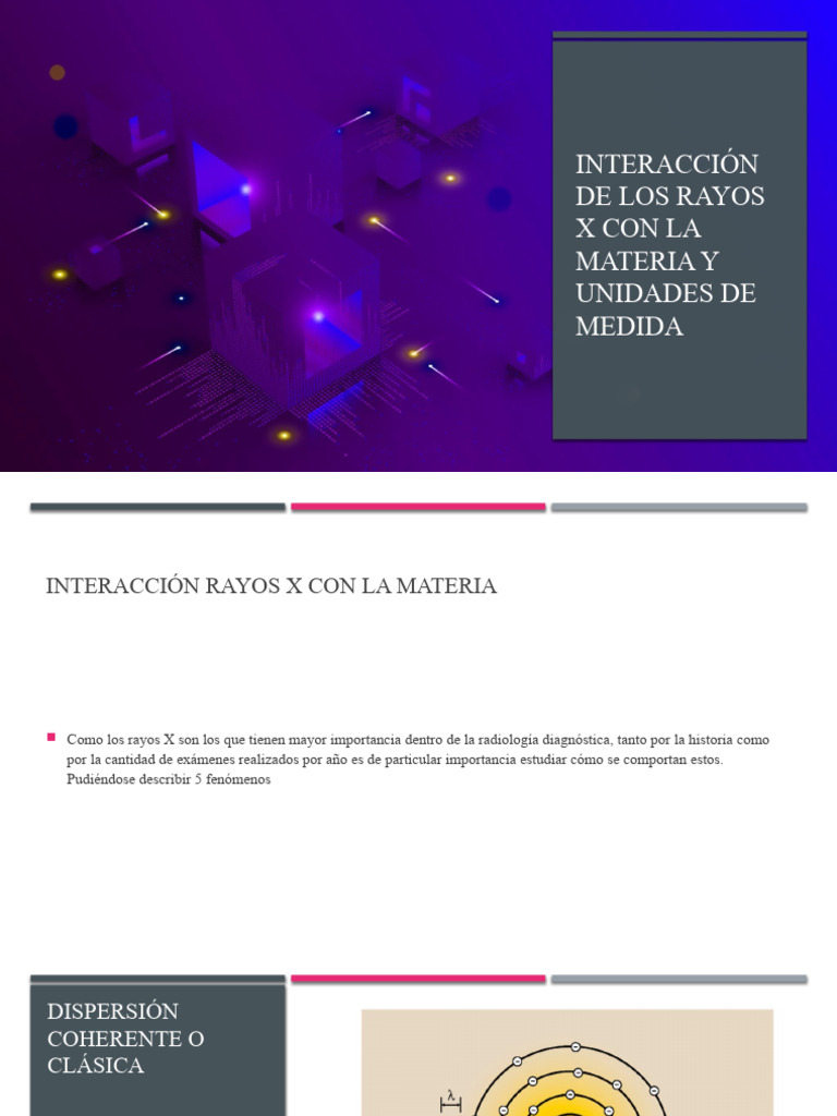 Clase 6 Interacción Rx Con Materia y Unidades | Descargar gratis PDF ...