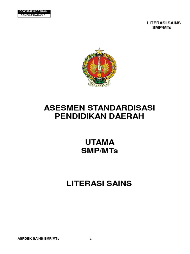 Pembahasan 5. Literasi Sains | PDF