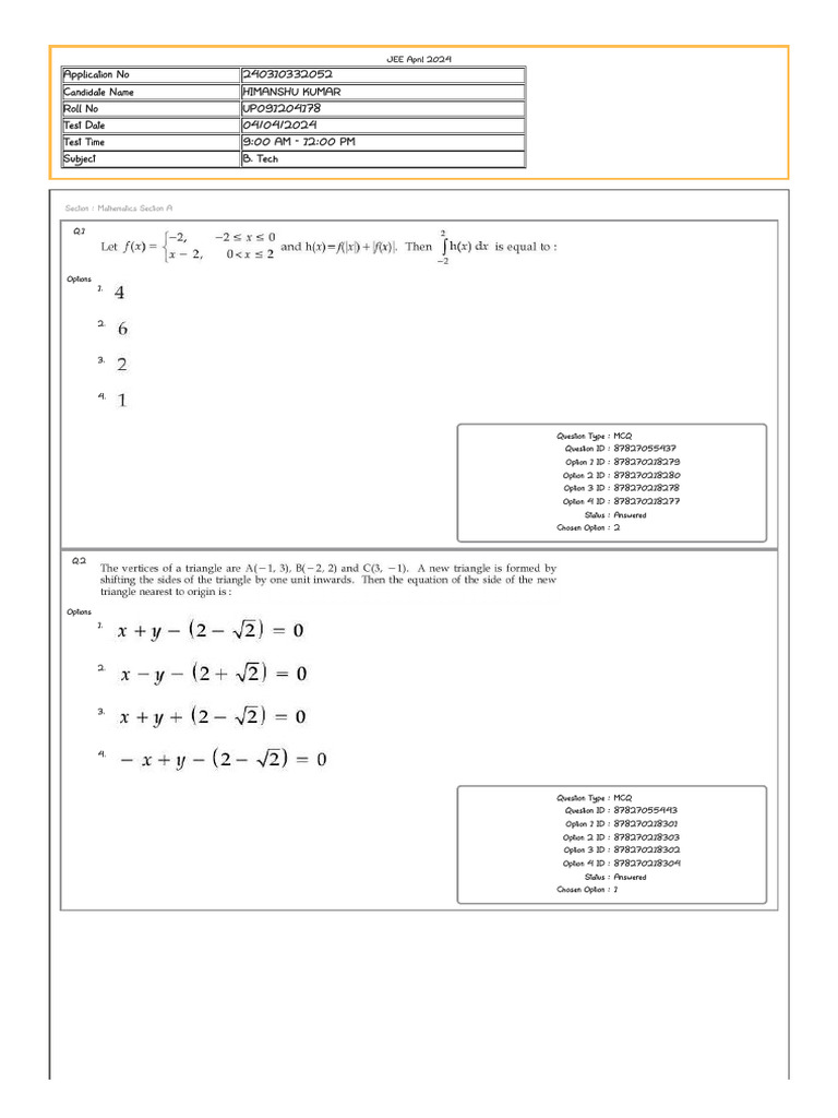 Answer Key | Download Free PDF | Multiple Choice | Evaluation Methods