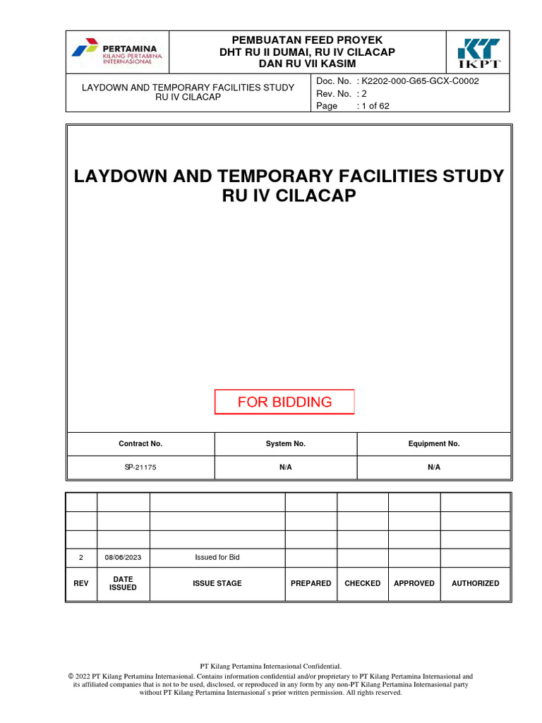 Laydown TF Report | PDF | Waste | General Contractor