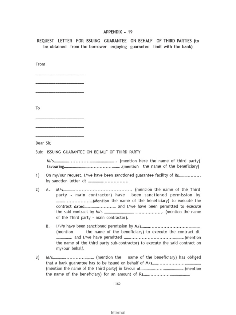 BG Third Party Format Annx | PDF | Guarantee | Indemnity