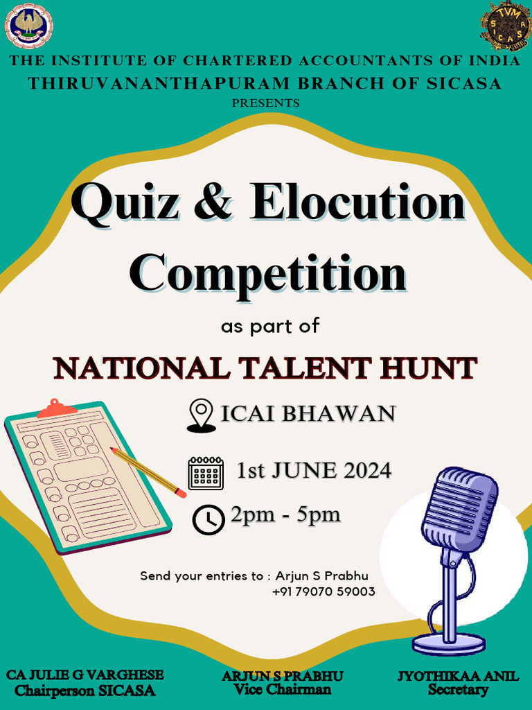Quiz and Elocution Competition - 20240523 - 172157 - 0000 | PDF | Business