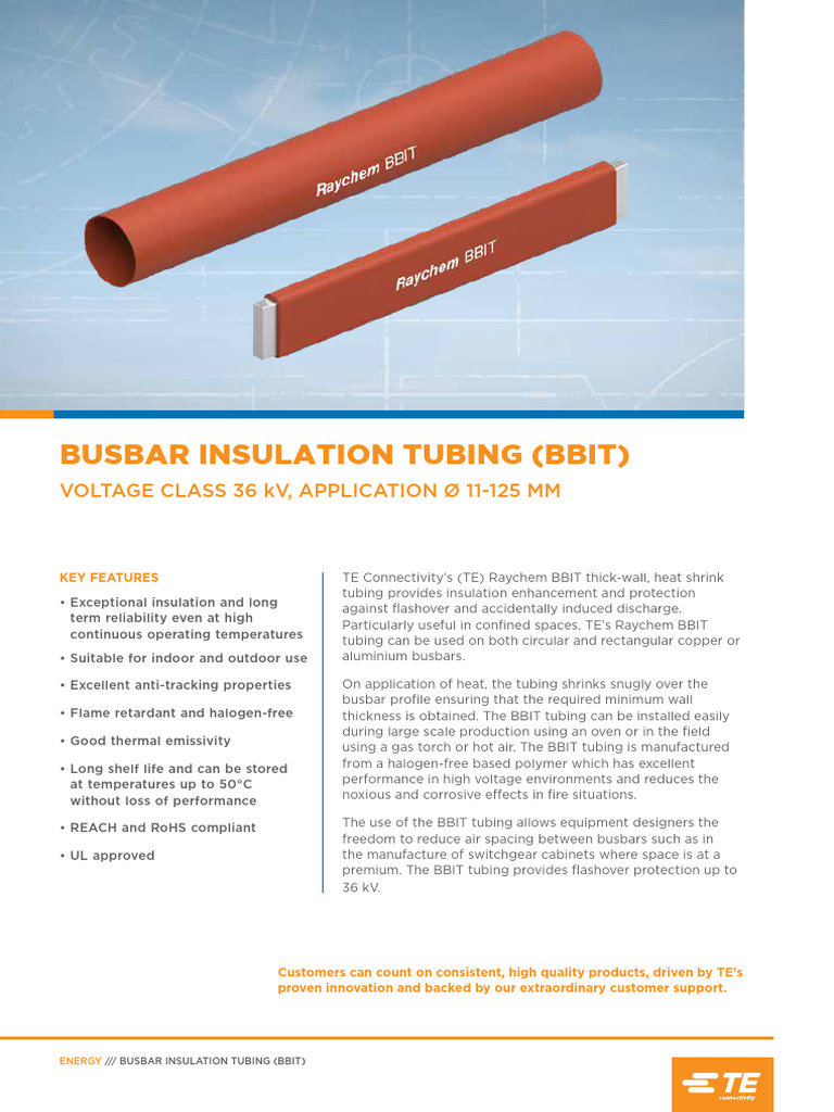 RAYCHEM (BBIT) Bus Bar Insulation Tubing | Download Free PDF ...