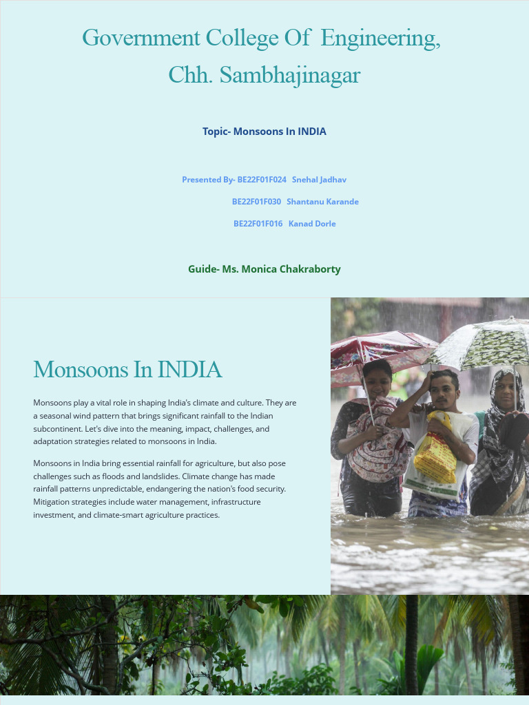 Geology N | PDF | Monsoon | Rain