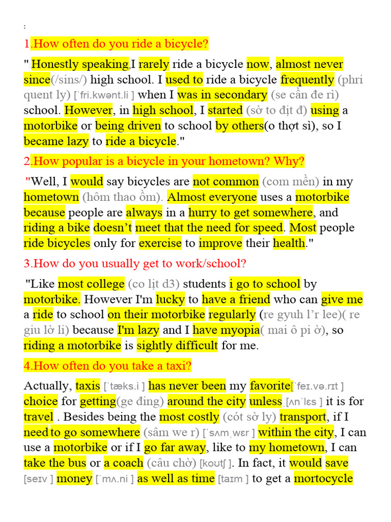 Topic Transport! | PDF | Commuting | Car