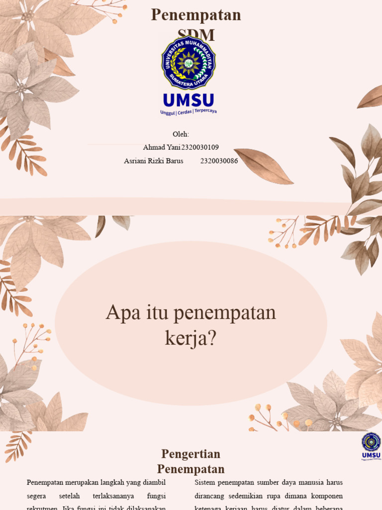 Kel. 5 MSDM (Asriani Dan Ahmad Yani) | PDF