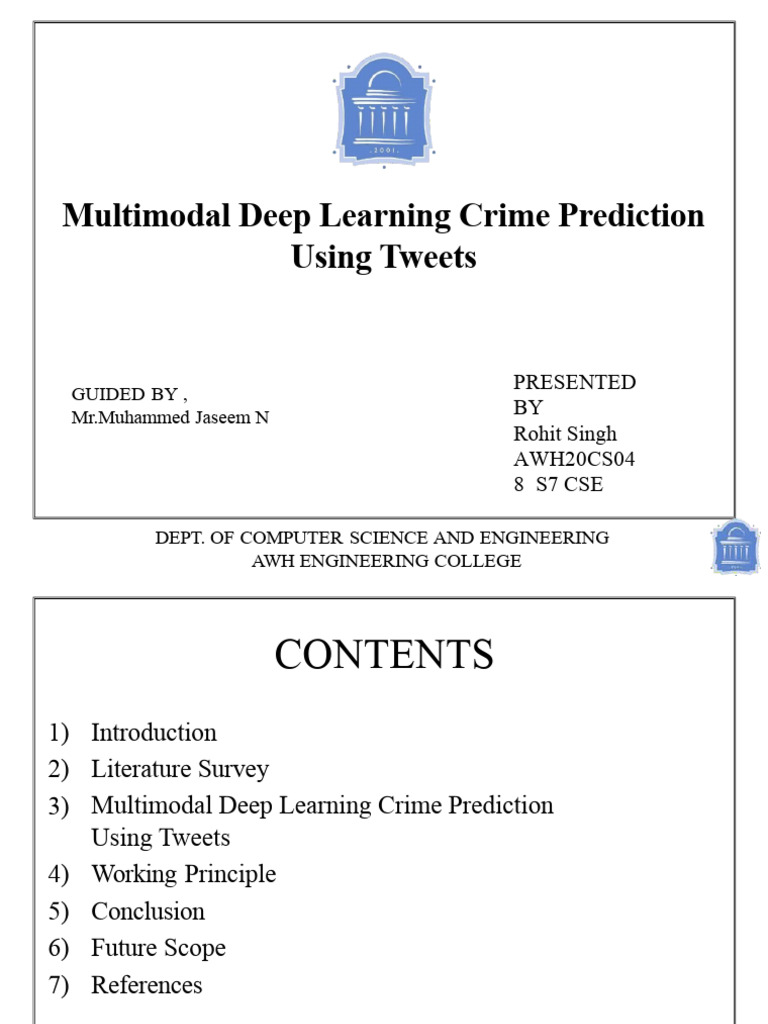 Seminar Report | PDF | Support Vector Machine | Deep Learning