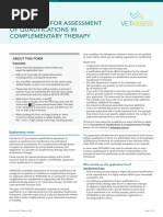 VETASSESS Skills Assessment Checklist | PDF