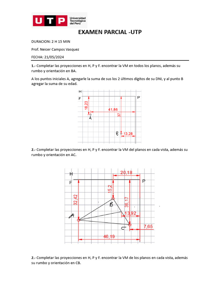 Examen Utp - 1 | PDF