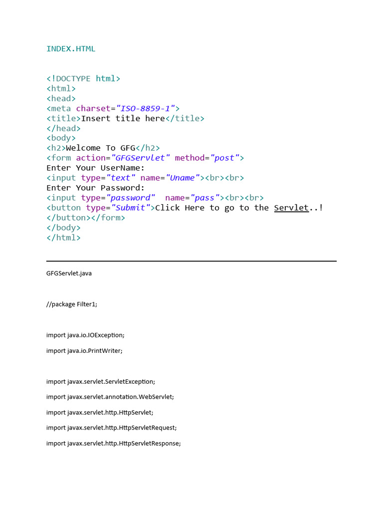 Filter | PDF | Java Platform | Java Specification Requests