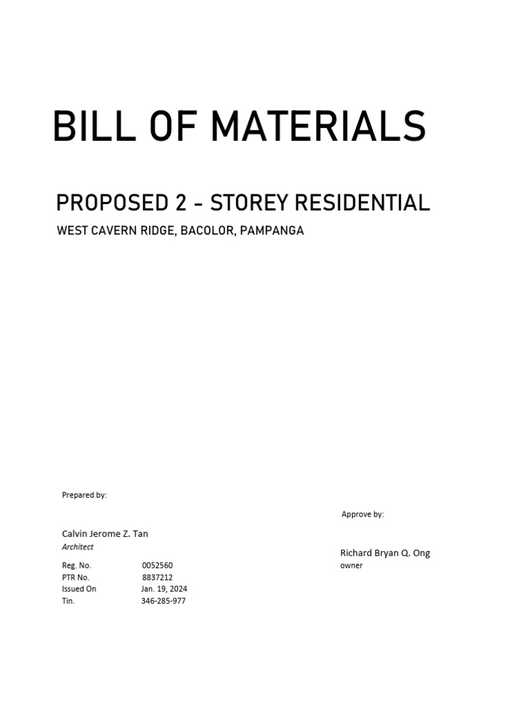 Bom | Download Free PDF | Door | Building Technology