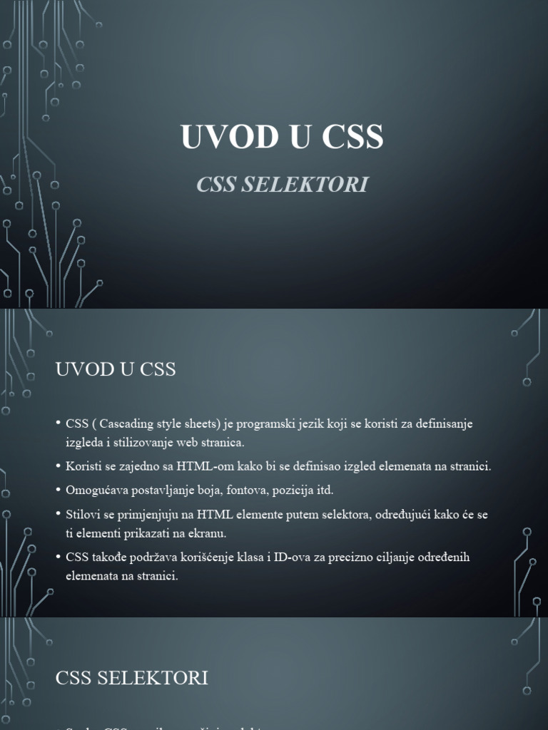 Uvod U CSS | PDF