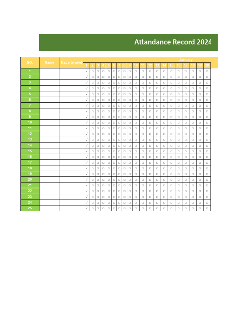 Attendance Record | PDF