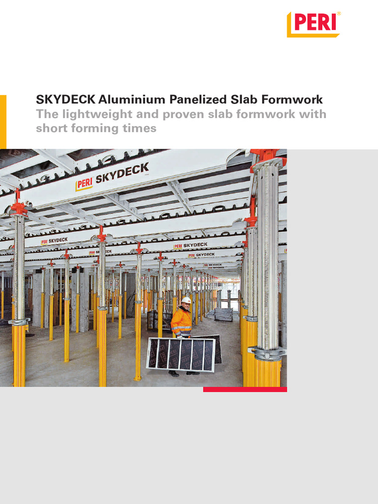 SKYDECK Aluminium Slab Formwork Guide | PDF | Scaffolding | Building ...