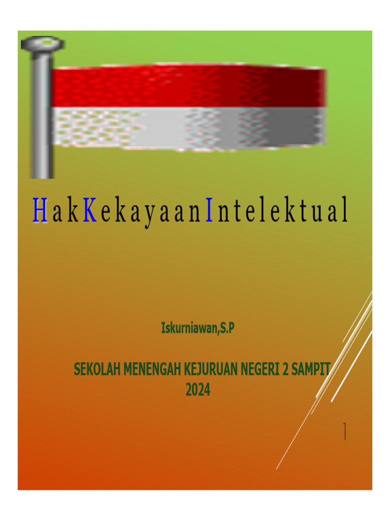 Sumber Materi HKI 2024 | PDF