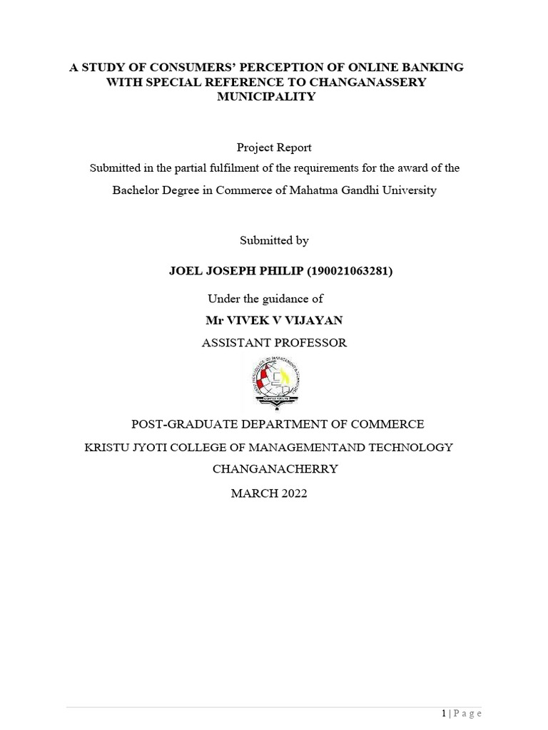 Banking Project | PDF | Online Banking | Banks & Banking