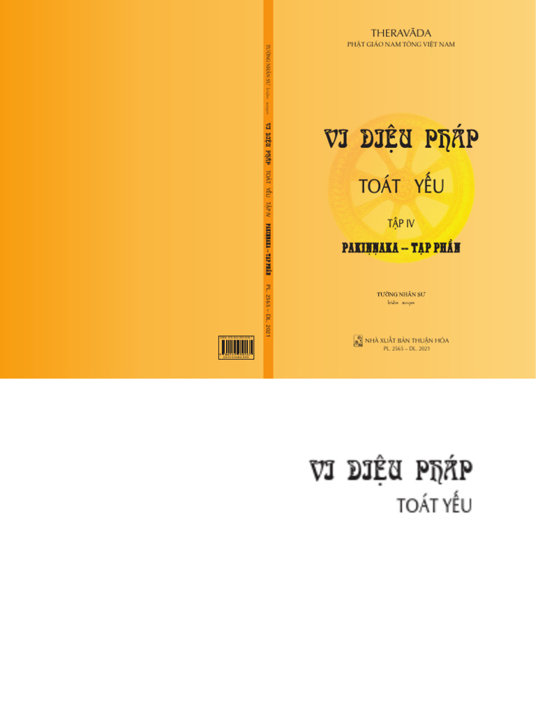 Vi Diệu Pháp Toát Yếu Tập 4 | PDF