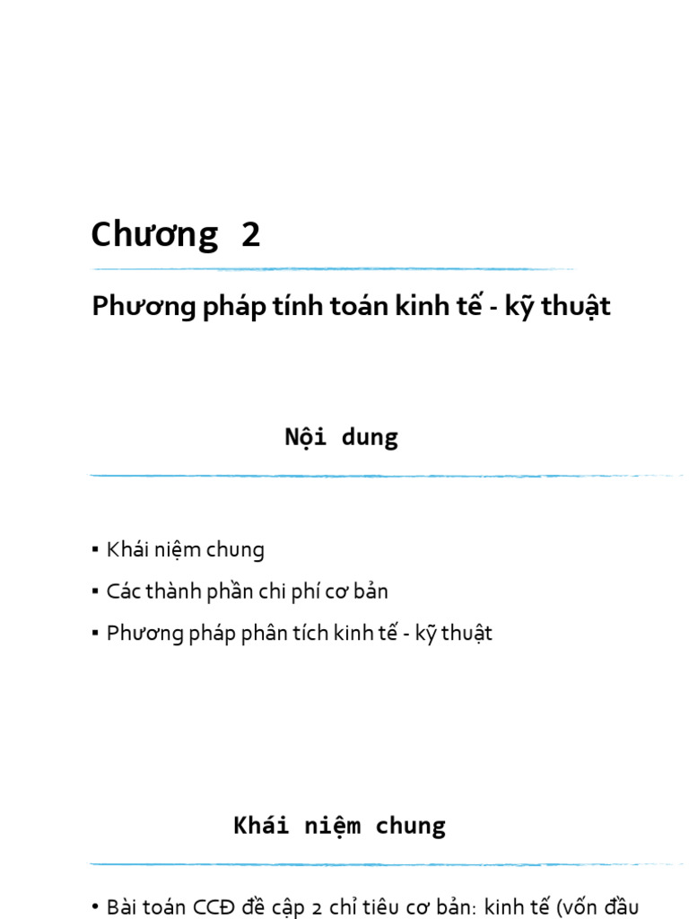 Chapter 2 - PP Tính Toán KTe - KT | PDF
