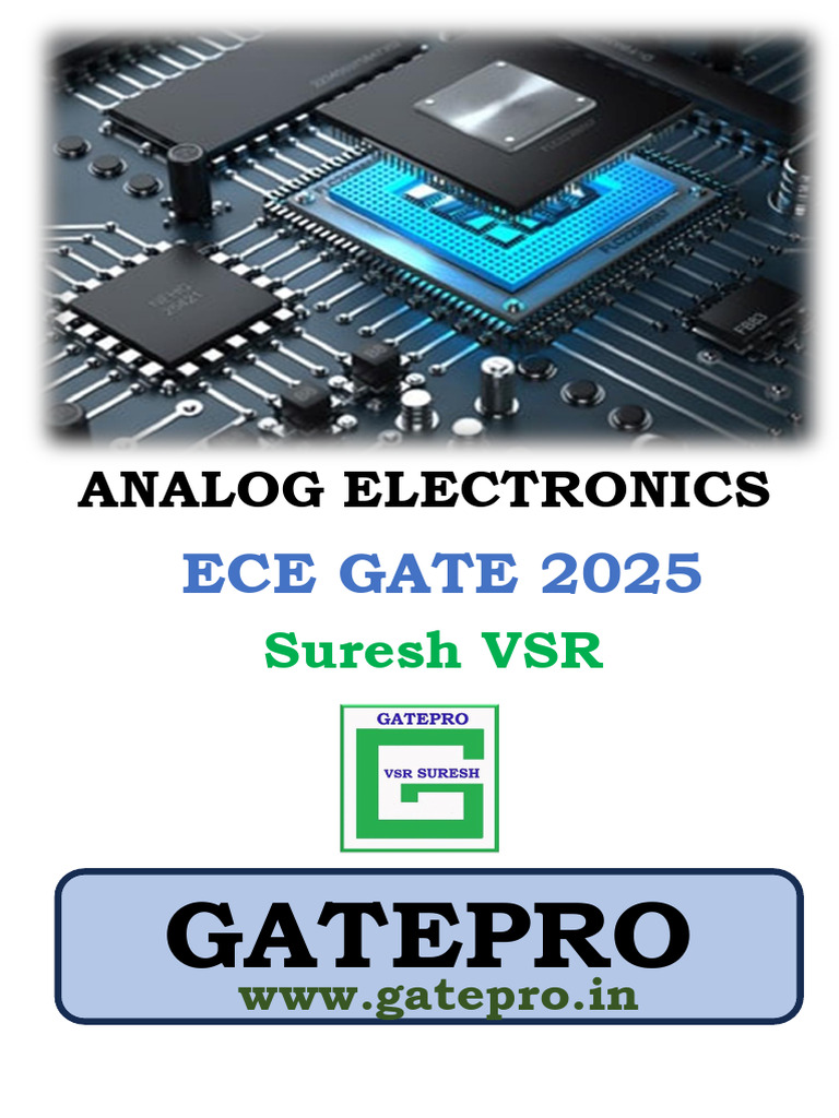 Analog Electronics by GatePro Study Material | PDF | Rectifier | Amplifier