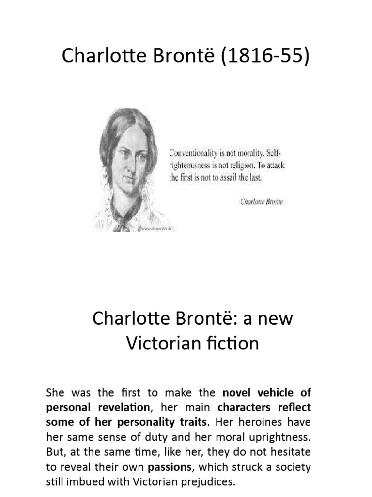 Charlotte Brontë (1816-55) | PDF | Charlotte Brontë | Jane Eyre