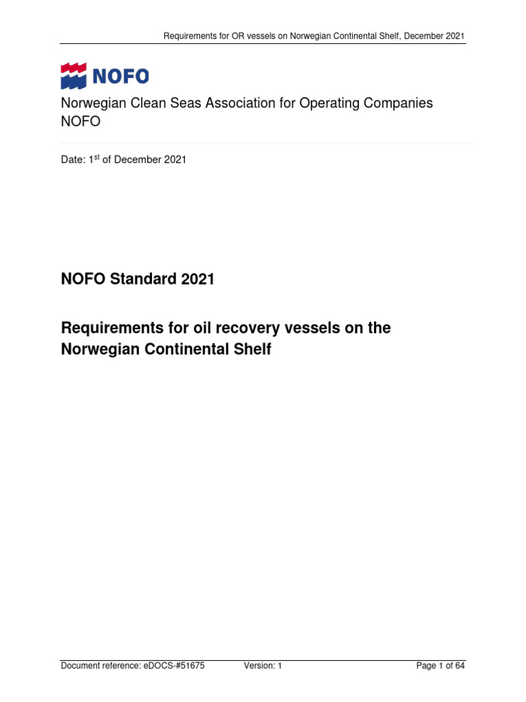 Nofo Standard 2021 - English Version | PDF | Snow | Sea