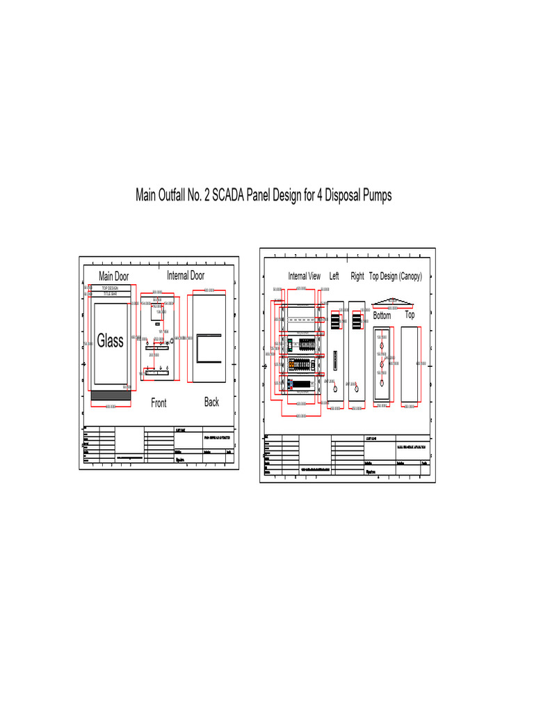SCADA Panel Design for Disposal Pumps | PDF | Electrical Engineering ...