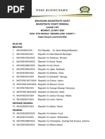 Makadara Law Courts Cause List Today | PDF