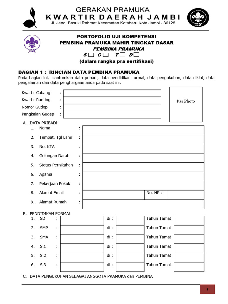 Formulir Uk PMD | PDF