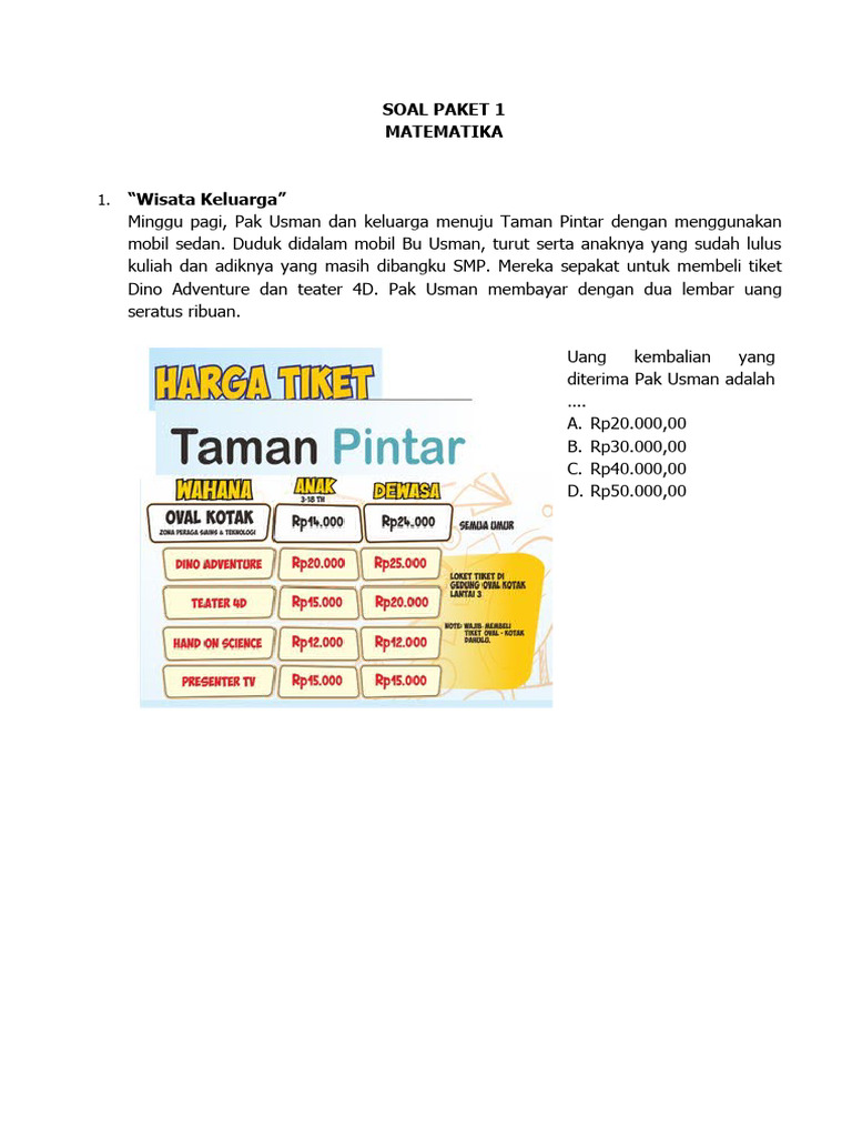 Paket 1 MTK OK | PDF