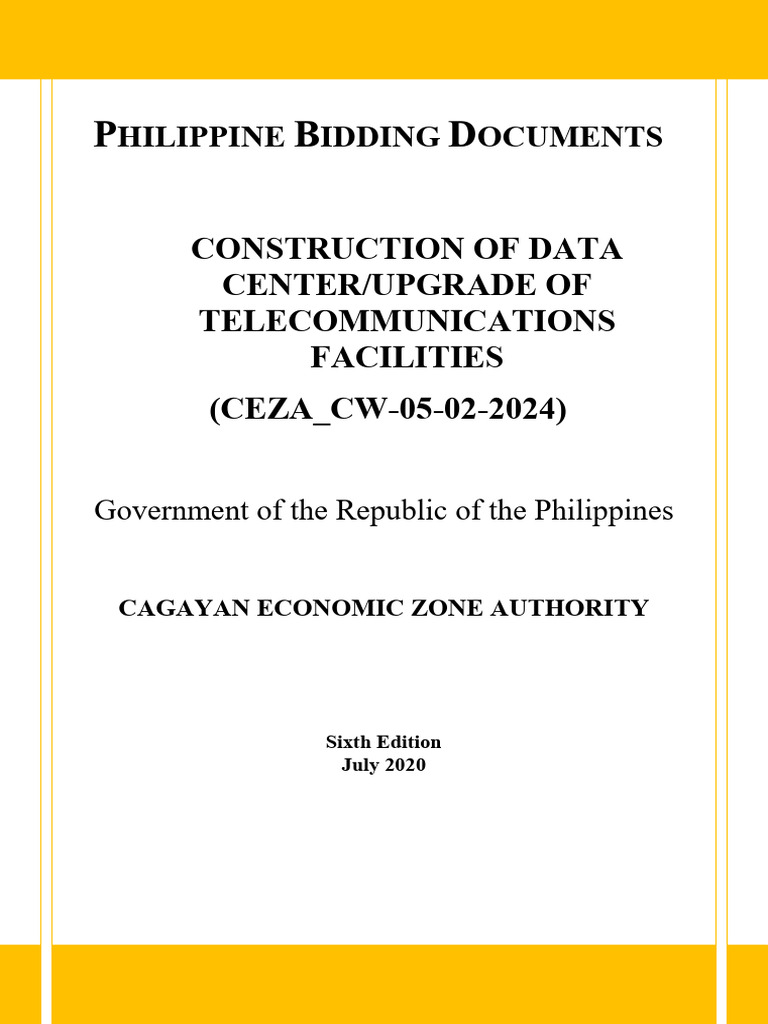 Philippine Bidding Document Final | PDF | Procurement | Specification (Technical Standard)