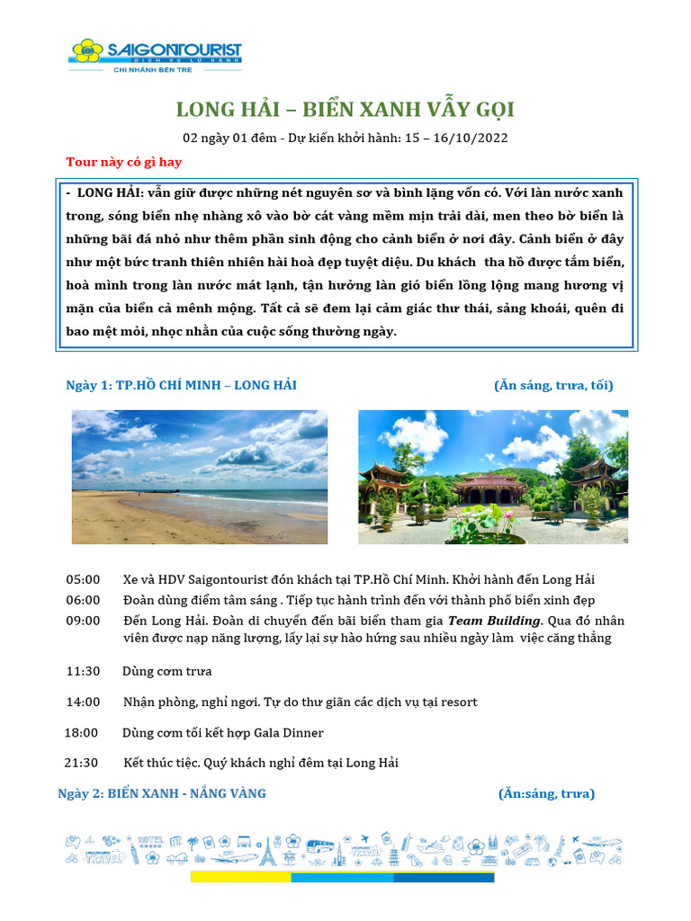 Long Hai 2days | PDF
