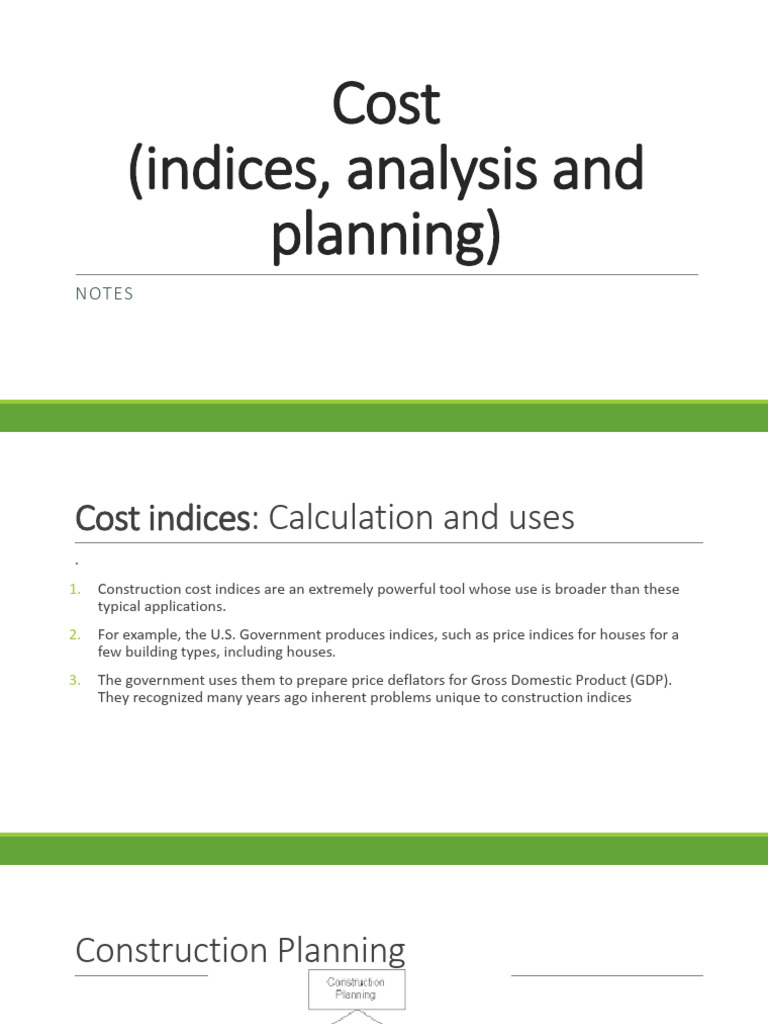 Cost Notes | PDF | Risk | Risk Management