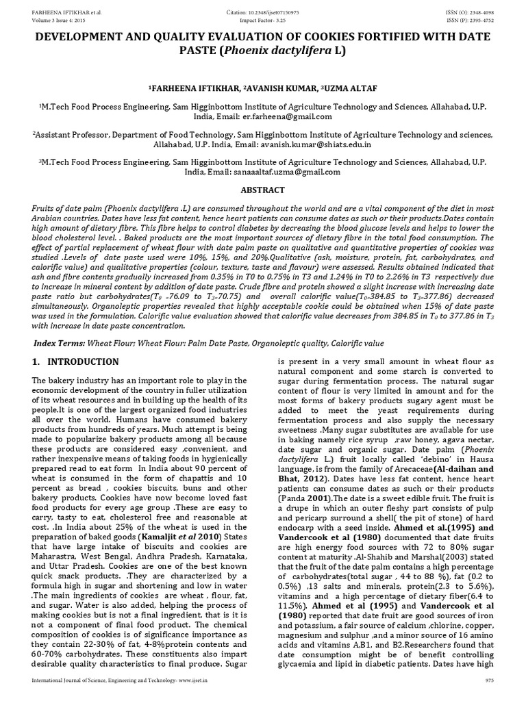 10.2348.ijset07150975 | Download Free PDF | Carbohydrates | Flour