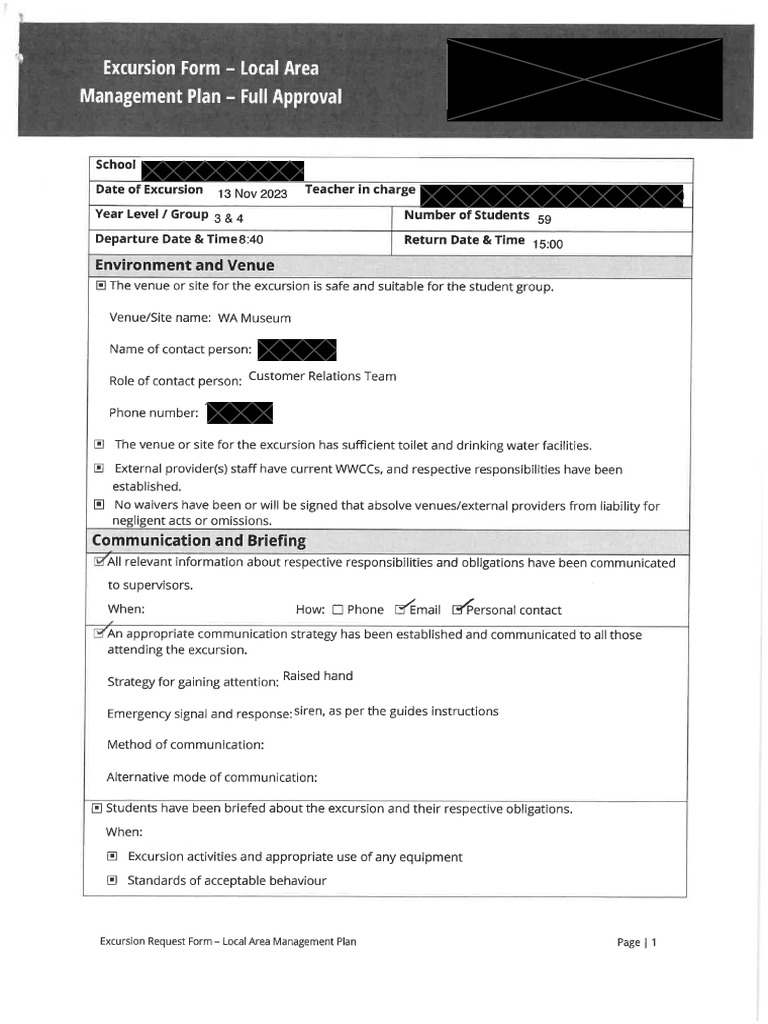 Kjcs 2023 Exc Y3 4 Wa Museum Full Approval | PDF